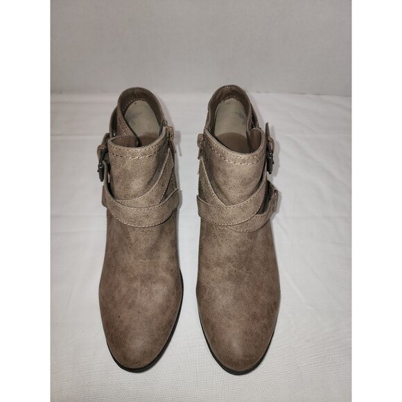 Indigo | Shoes | Indigo Rd Sigrid Womens Tan Block Heel Ankle Boot ...